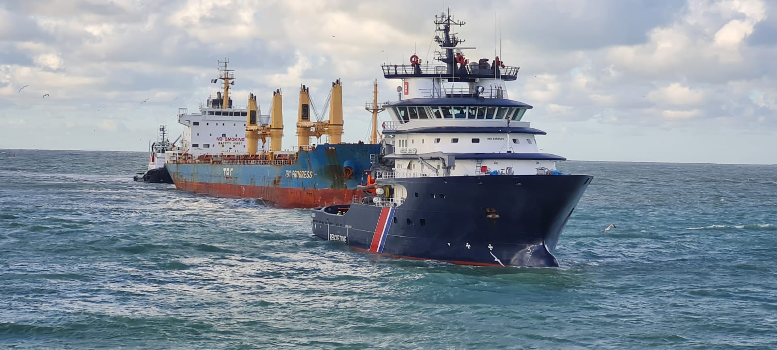 Tempête Arwen : Mise en sécurité du TBC Progress au port du Havre ...